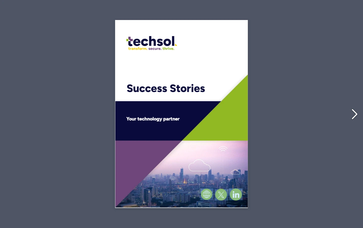 Techsol Success Stories Brochure | Techsol
